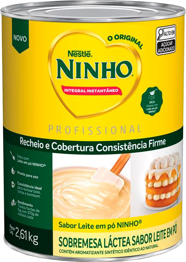 Recheio E Cobertura Leite Em Po Ninho 2,61kg | Multicanal Atacado ...