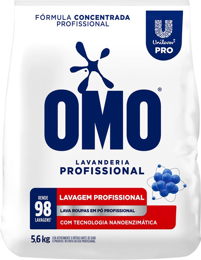 Sabao Em Po Omo Lavanderia Pro Sachet 5,6kg | Multicanal Atacado ...